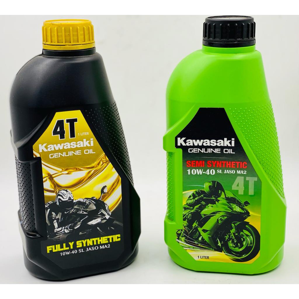 KAWASAKI GENUINE ENGINE OIL 4T 10W-40 SEMI / FULLY SYNTHETIC 1L ...