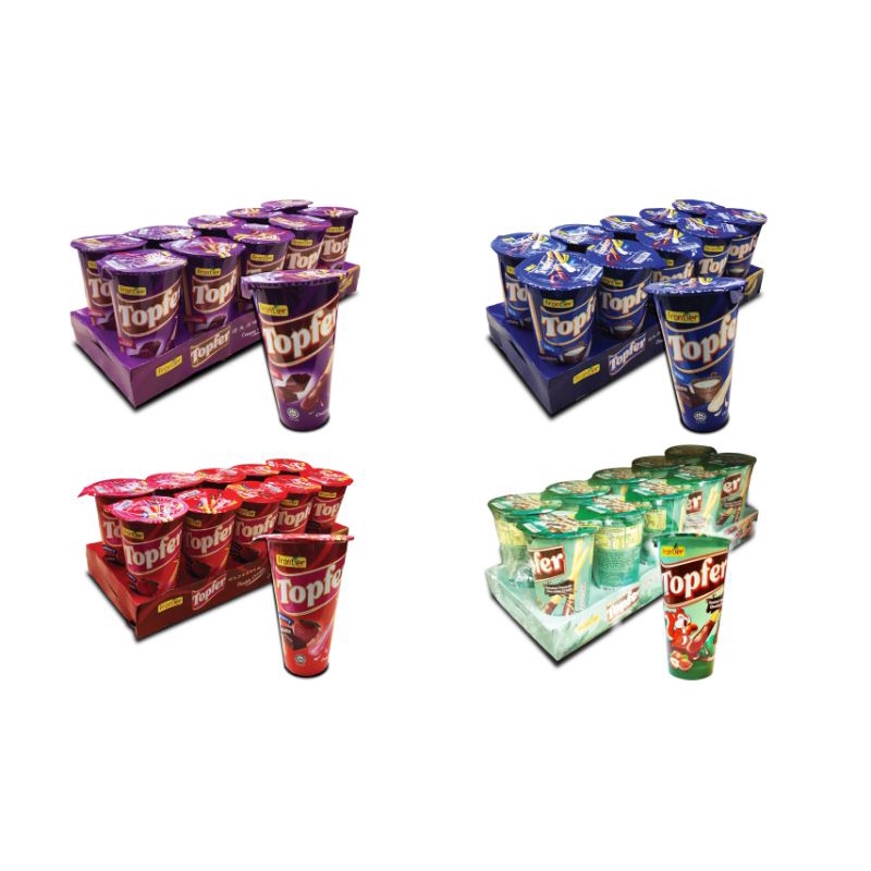 [TKM] Topfer Chocolate Crunchy Sticks ( 10's x 40g) | Shopee Malaysia