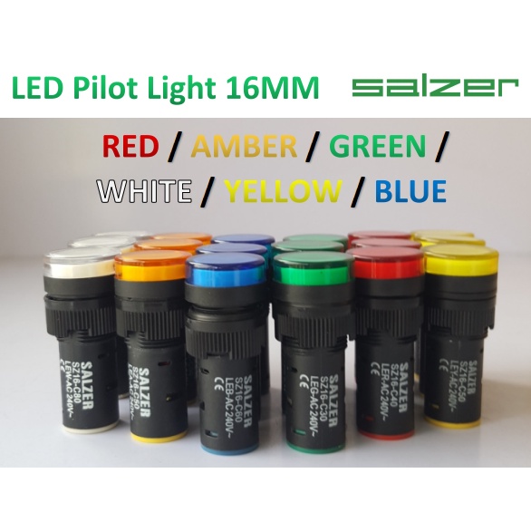 SALZER LED Pilot light Panel light SZ16C 16MM | Shopee Malaysia