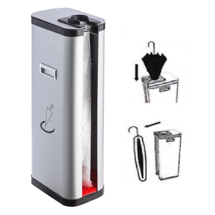 Umbrella Plastic Wrapper Stainless Steel Dispenser / Umbrella Dispenser ...