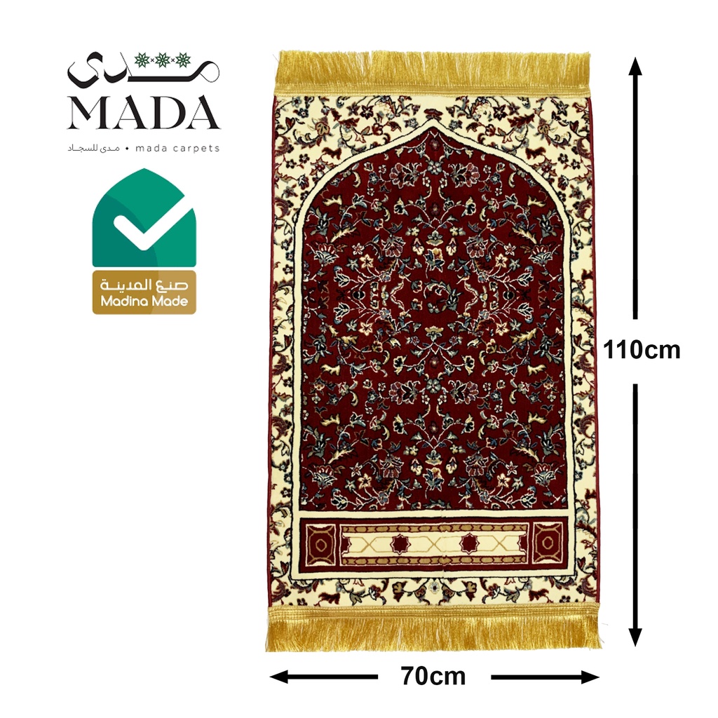 SEJADAH RAUDAH RAUDHAH ORIGINAL DESIGN MASJID NABAWI MADINAH 8mm TEBAL ...