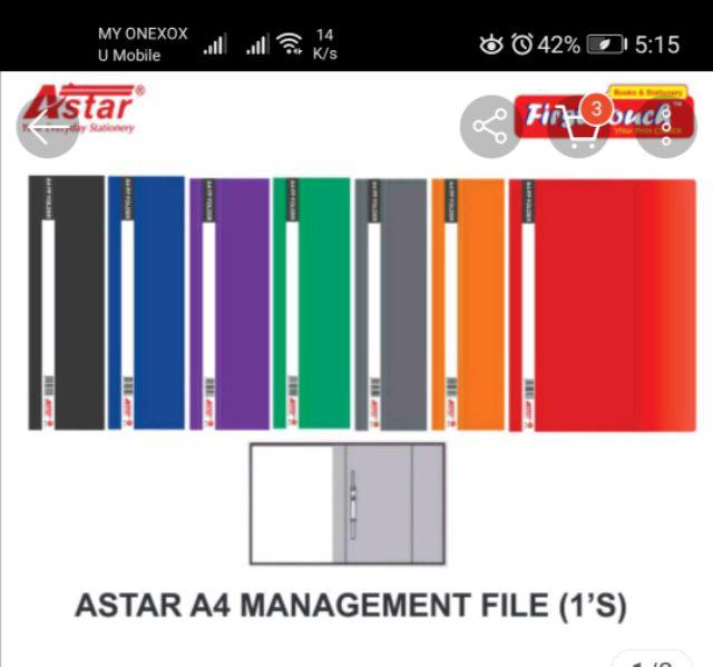 ASTAR A4 Management File RP10 (1's) | Shopee Malaysia
