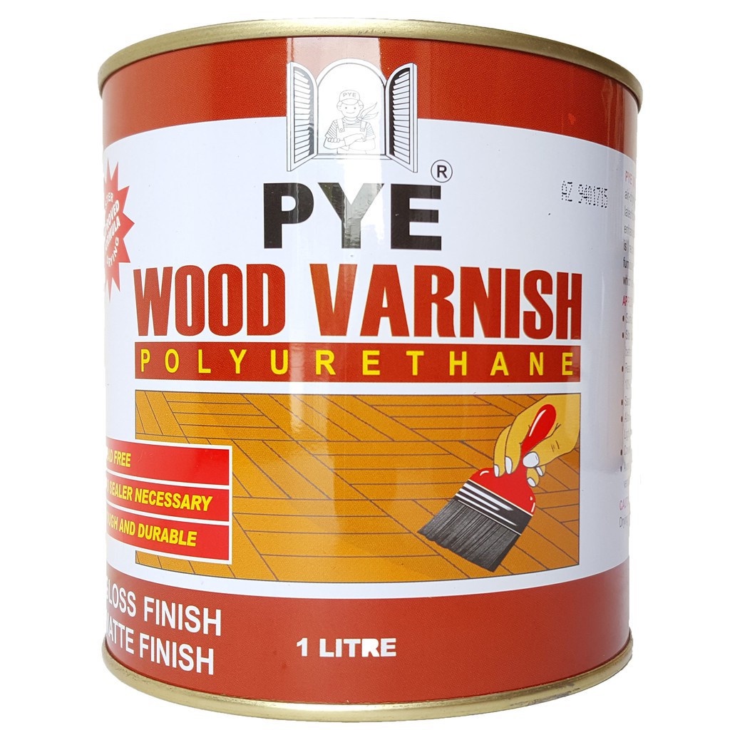 PYE Wood Varnish Polyurethane Wood Protector ( Gloss Finish ) | Shopee ...