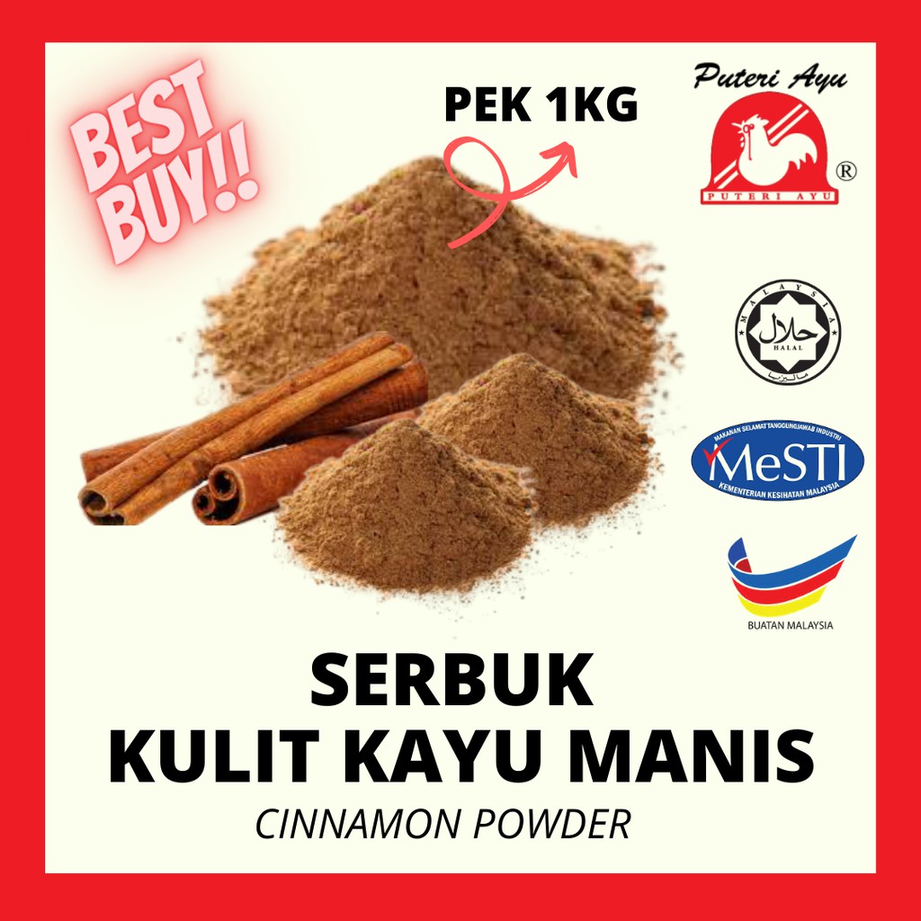 PUTERI AYU SERBUK KAYU MANIS TIMBANG | Shopee Malaysia