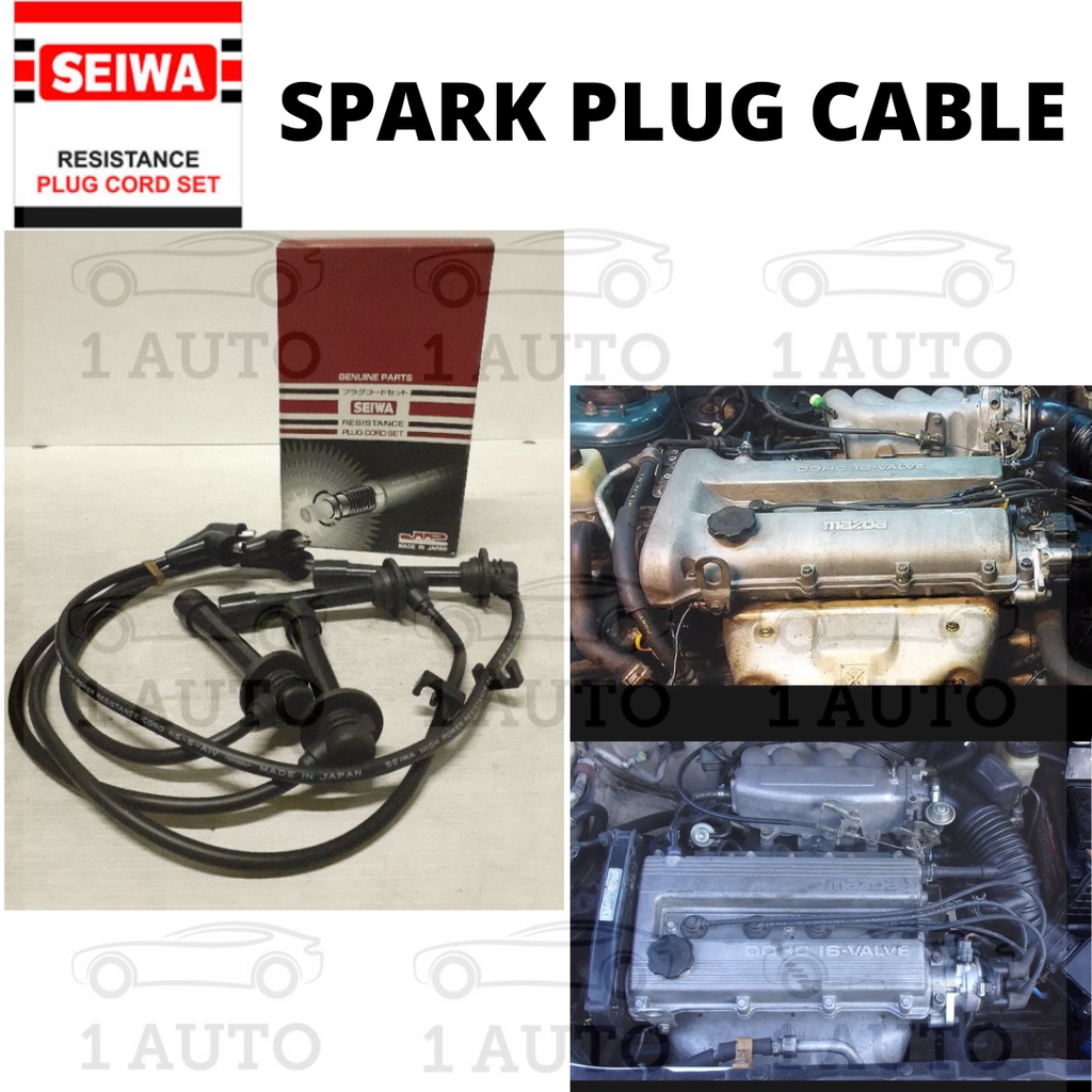 (MADE IN JAPAN) SEIWA SPARK PLUG CABLE MAZDA 323 FAMILIA LANTIS FORD ...