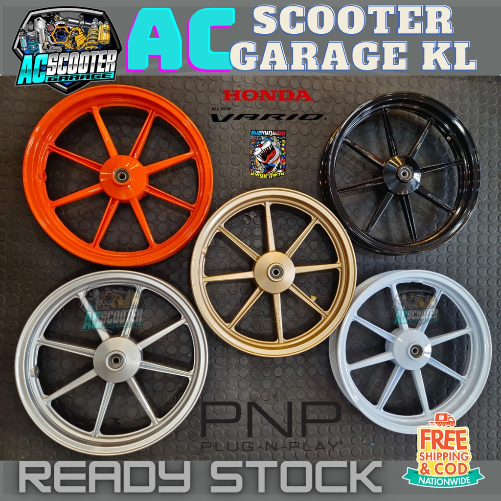 Honda VARIO 150 X1R Sport Rim 8 Spokes PNP VARIO 14'' Inch | Shopee ...