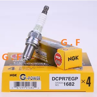Original NGK G-POWER SPARK PLUGS BKR6EGP 7092 / DCPR7EGP 1682 / BKR5EGP ...