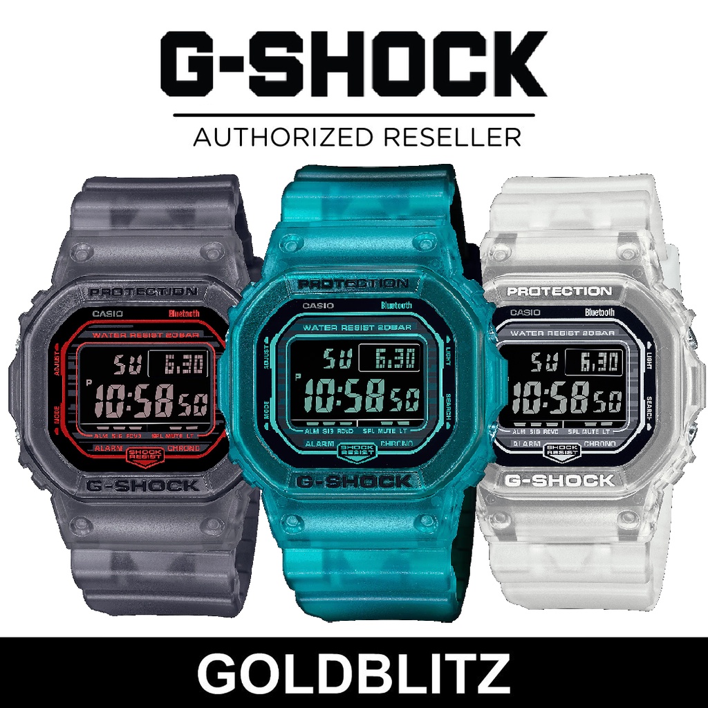 Casio G-Shock Bluetooth DW-B5600 DW-B5600G DW-B5600G-1 DW-B5600G-2 DW ...
