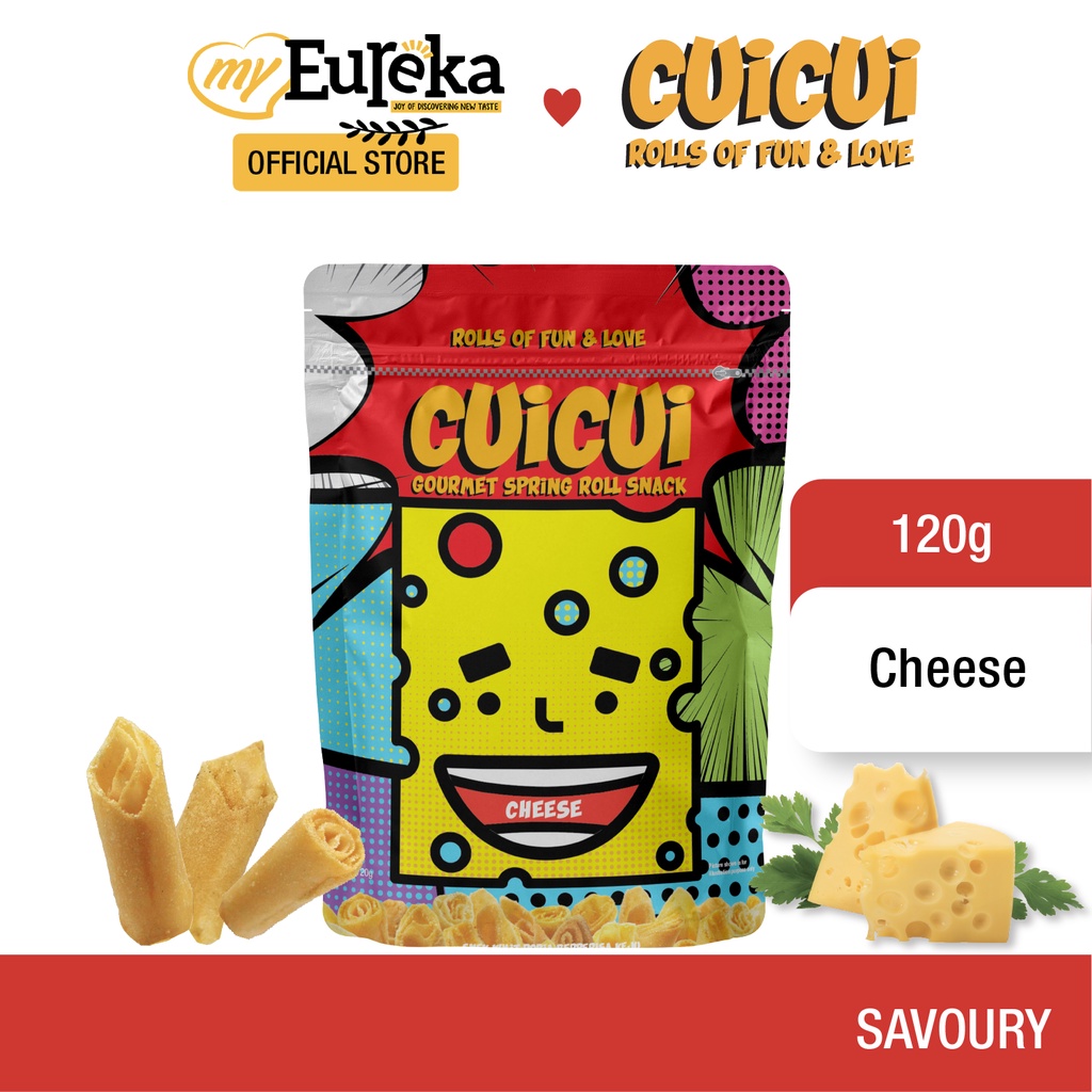 CuiCui Cheese Mini Popiah roll 120g Pack | Shopee Malaysia