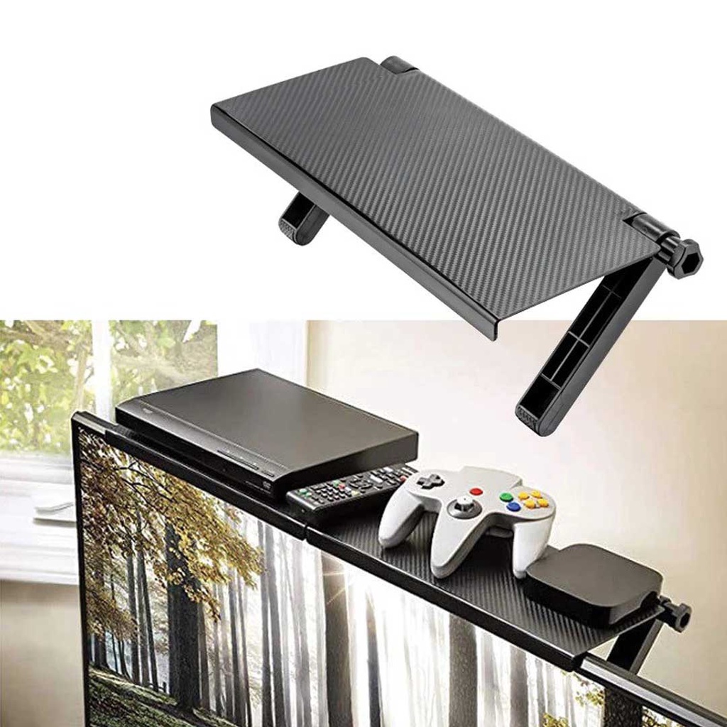 Screen Caddy TV Box Top Shelf Storage Bracket Stand Monitor Wall Mount ...