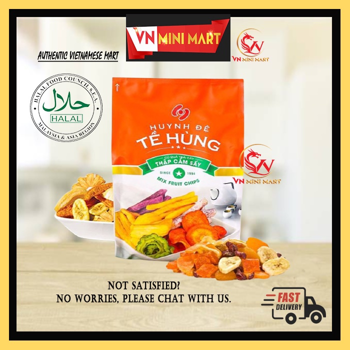 [Halal] Te Hung Mix Fruits Chips 250G - Trái Cây Sấy Tế Hùng (Trai Cay ...