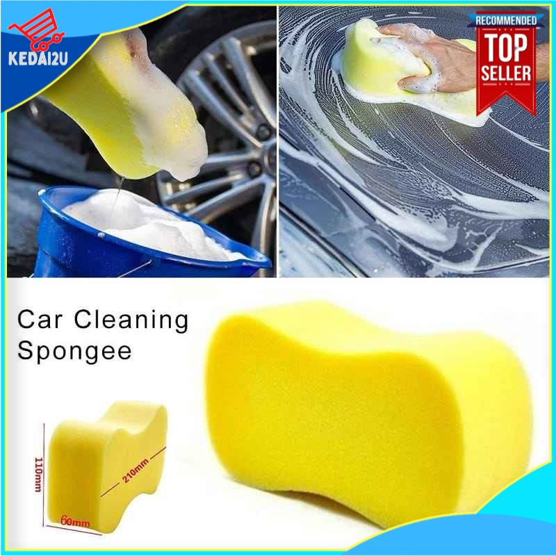 Car Wash Sponge Span Basuh Kereta Vacum Compressed Shampoo Kereta ...