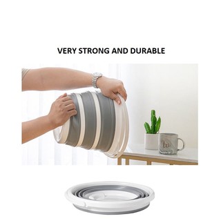 Baldi Lipat Foldable Bucket Laundry Pail Folding Pail Car Washing ...