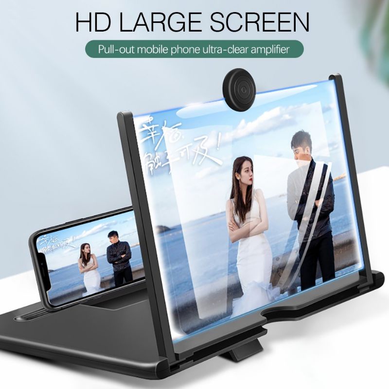 10" Inches 3D Mobile Phone Enlarged Screen Magnifier HD Mobile Large ...