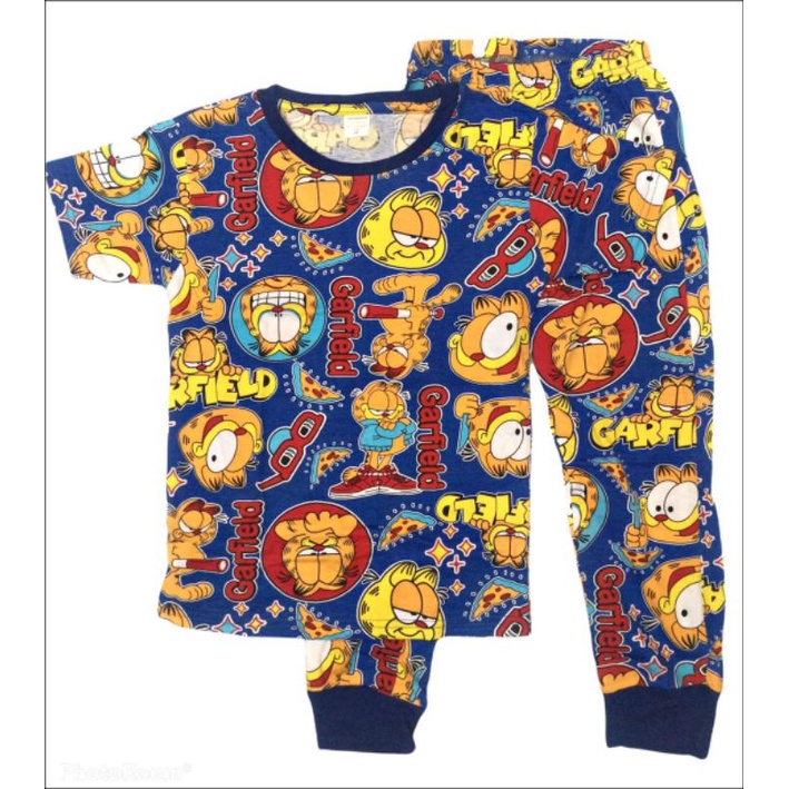 *READY STOK* PYJAMAS KIDS/BIG KIDS GARFIELD FULL COTTON | Shopee Malaysia