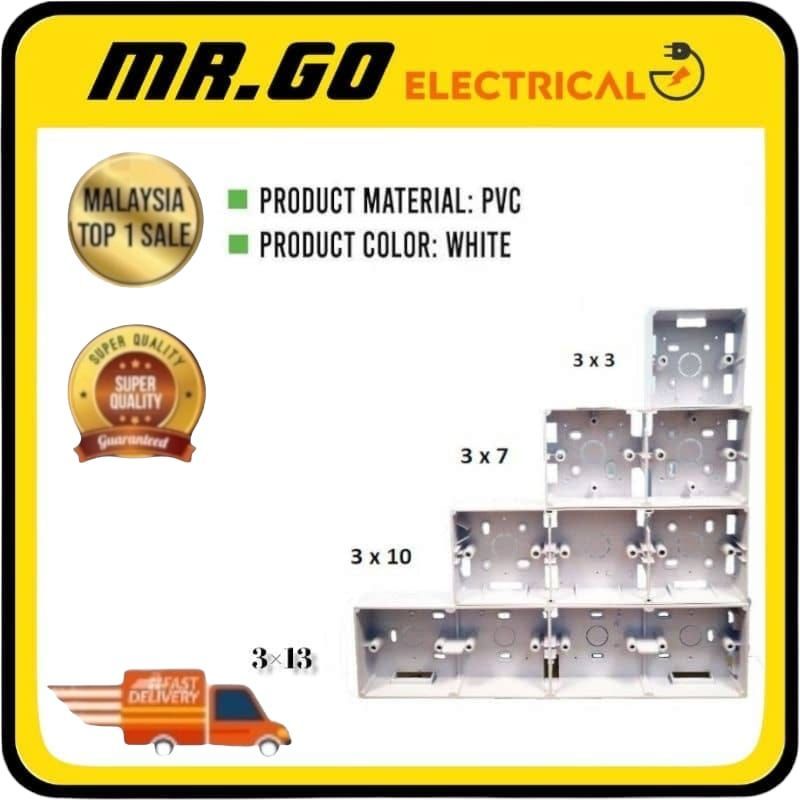 PVC Box Surface Type Nut Box /Electrical Box /Base 3x3 / 3x7 /3x10 ...