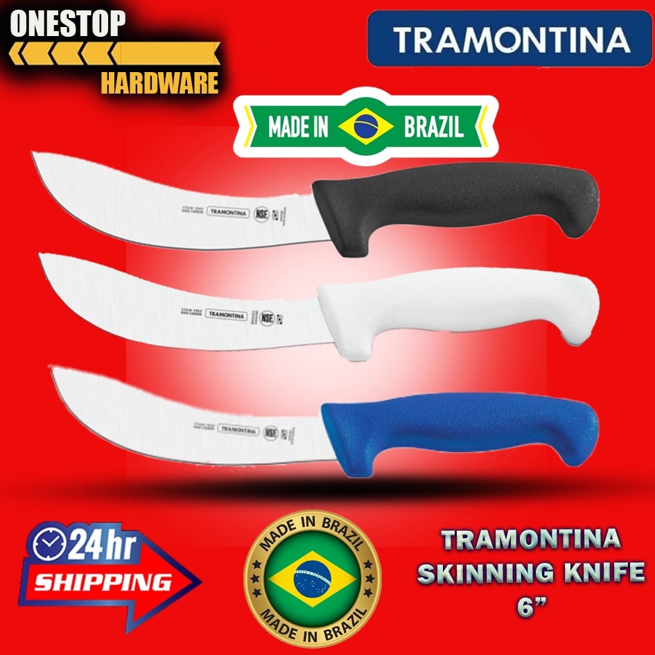 TRAMONTINA 24606 6" & 7" SKINNING KNIFE / PISAU LAPAH / BUTCHER KNIFE ...