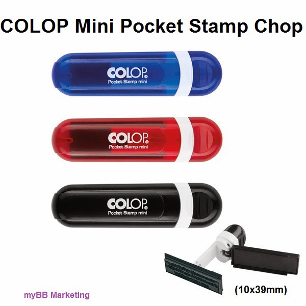 COLOP Mini Pocket Stamp Chop | Shopee Malaysia