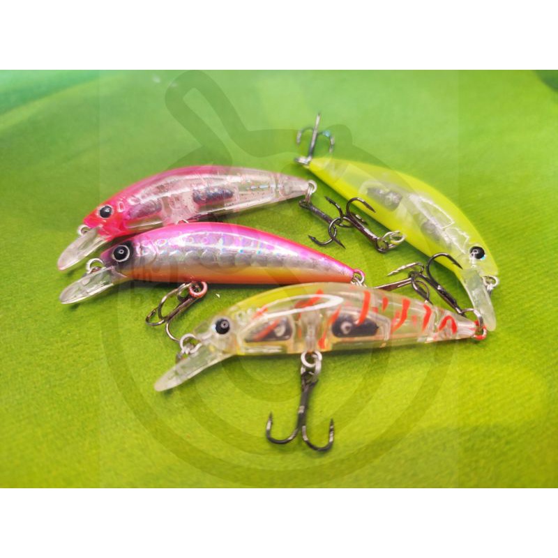 Chabai Sinking Minnow 50mm 6gram Sebarau Peacock Bass | Shopee Malaysia