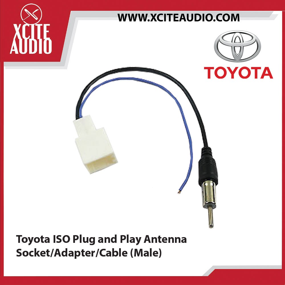 Toyota ISO Plug and Play Antenna Socket/Adapter/Cable (Male) | Shopee ...