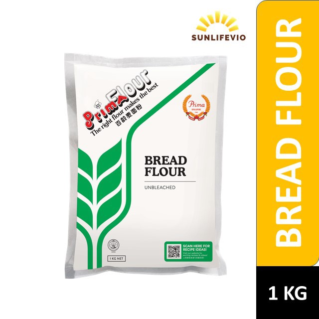 PRIMA UNBLEACHED HIGH PROTEIN BREAD FLOUR 1KG | PRIMA BREAD FLOUR ...