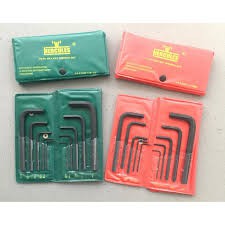 ALLEN KEY SET 10PCS 曲匙 十头 AF / MM ALLEN KEY INCH / METRIC (L SHAPE ...