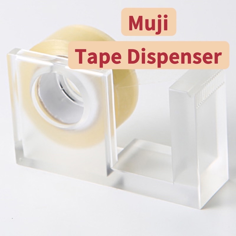 Muji Tape Dispenser Cello Tape Adhesive Tape Muji Stationary School ...
