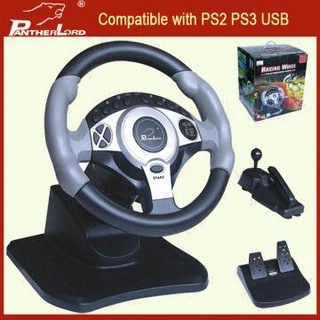 Racing Wheel Pantherlord 3 IN 1 USB complete set PC & CONSOLE | Shopee ...