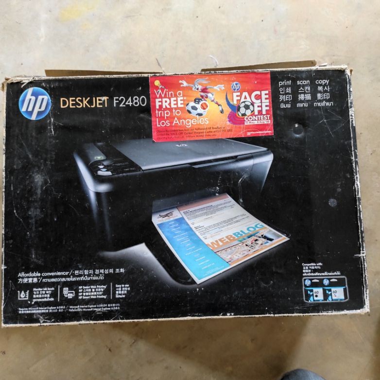 HP PRINTER - MODEL DESKJET F2480 | Shopee Malaysia