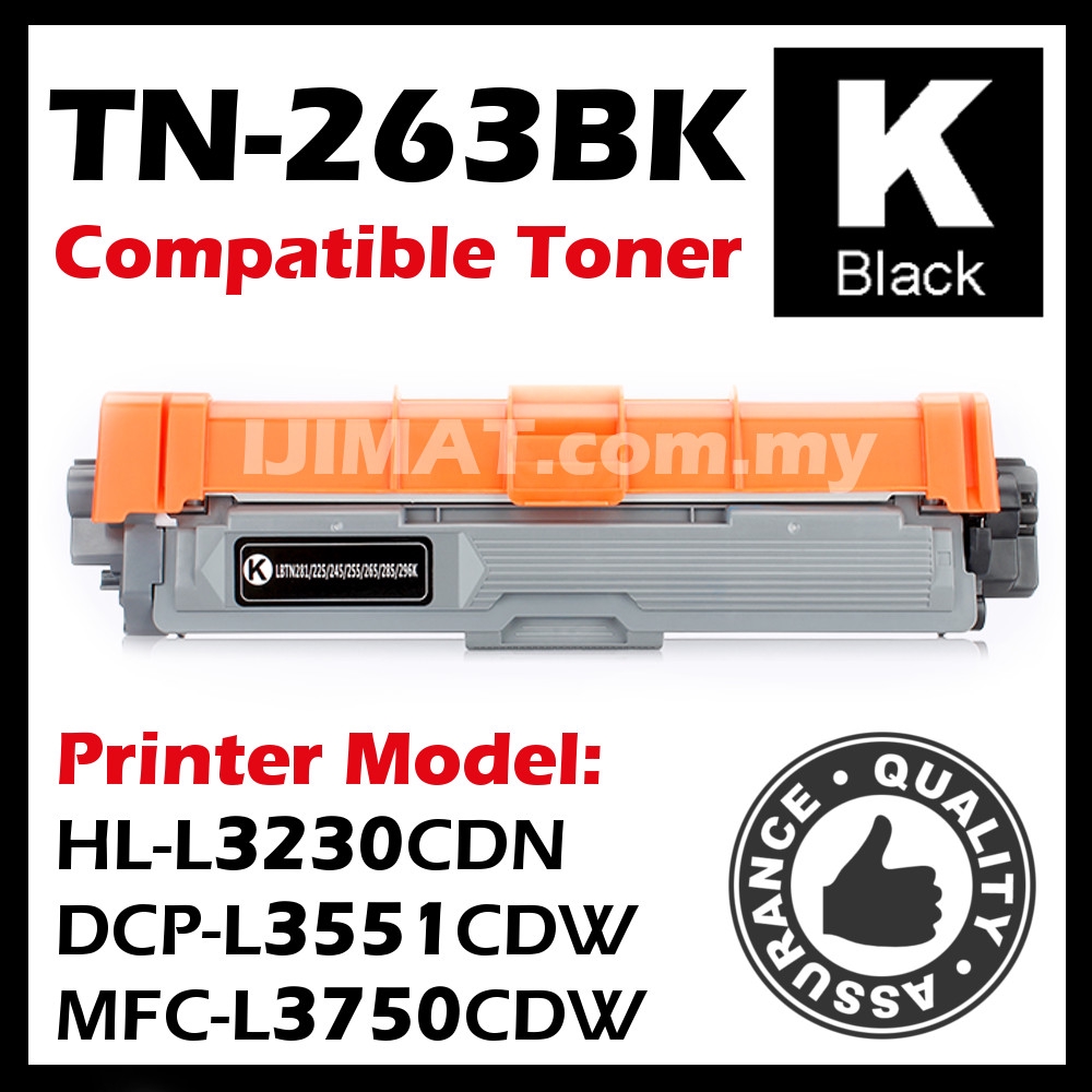 (BLACK) Compatible Laser Toner TN-263 TN263 TN-263BK TN267 TN-267 TN ...