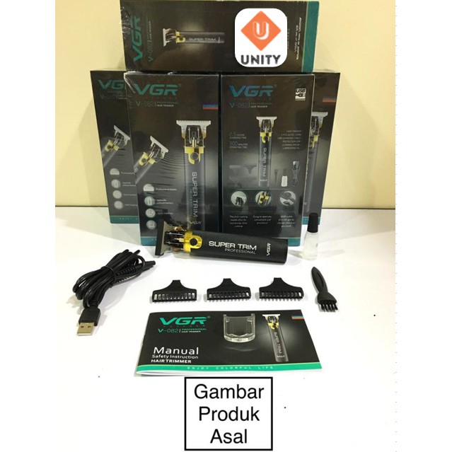 ORIGINAL VGR V-082 V-070 Rechargeable 6 in 1 Men Hair Shaver Hair Clipper Hair Trimmer Machine ...