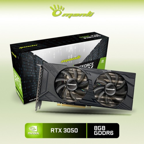 Manli RTX 3050 8GB GDDR6 Nvidia GeForce RTX3050 8G D6 Graphic Card ...