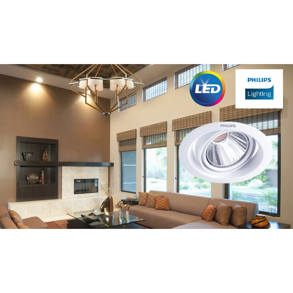 Philips Pomeron 7W Recessed LED Spotlight (3 Step Dimmable) | Shopee ...