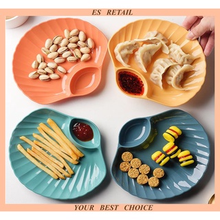 Small snack plate Shell shape snack plate Pinggan snek kecil Pinggan ...