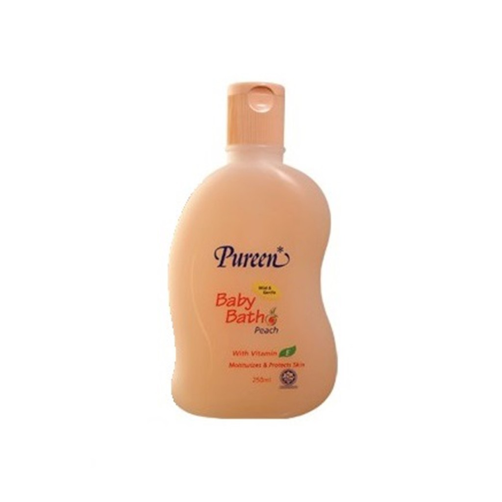 Pureen Baby Bath with Peach & Vitamin E 150ml / 250ml | Shopee Malaysia