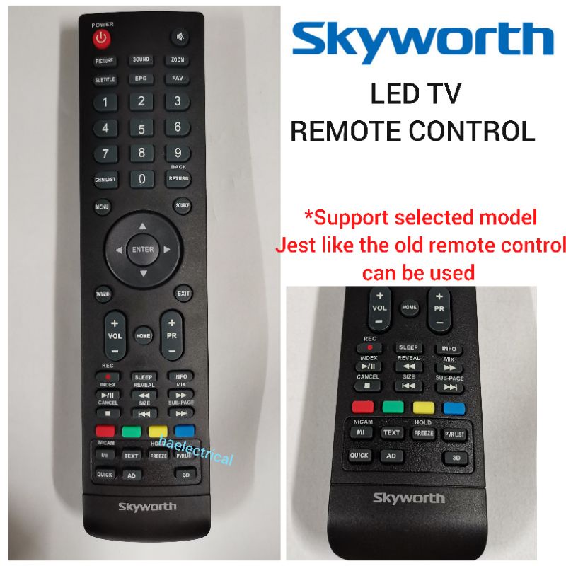 skyworth LED TV REMOTE CONTROL | Shopee Malaysia