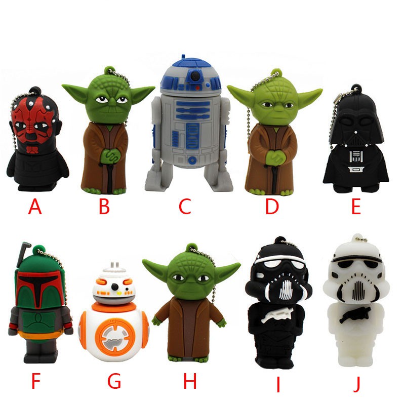 High speed 2TB USB alien cartoon USB flash drive mobile sufficient USB ...