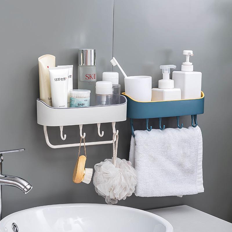 Bathroom Bracket Rack Wall Tempat Letak Sabun Buku Mandi Kitchen ...