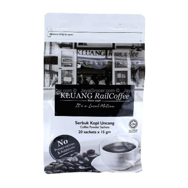 KOPI UNCANG ORIGINAL KLUANG RAILCOFFEE 20SACHET | Shopee Malaysia