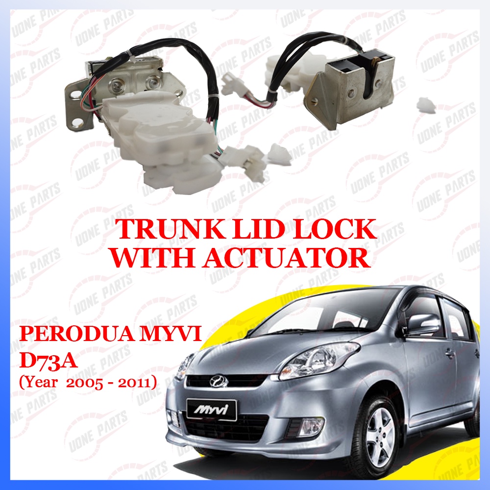 PERODUA MYVI D73A TRUNK LID LOCK WITH ACTUATOR (Year 2005 - 2011 ...