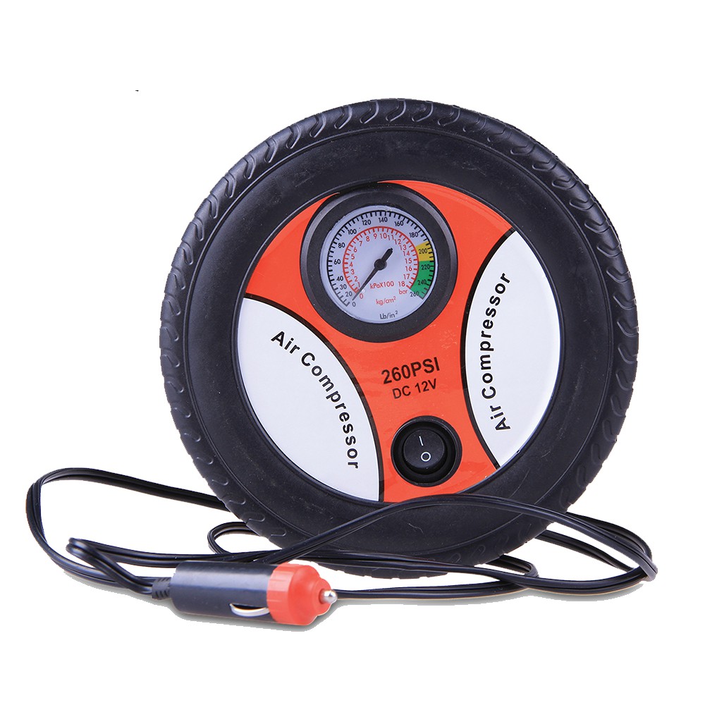 Pump Air Pressure Compressor 12V/ 260PSI Auto Car Electric Tire ...