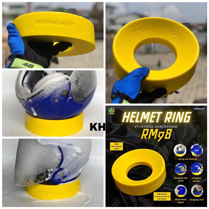 HELMET RING / HELMET DONUT DESIGN BY FTGARAGE READY STOCK | Shopee Malaysia