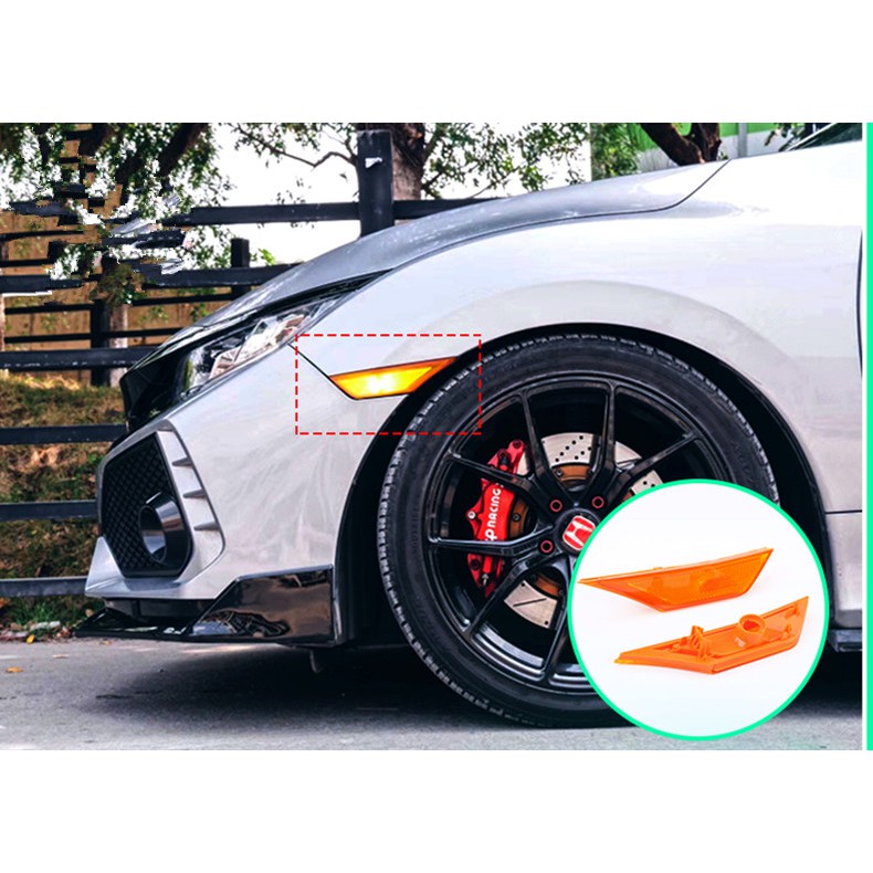 Honda Civic FC 2016-2021 Orange USDM Side Marker | Shopee Malaysia