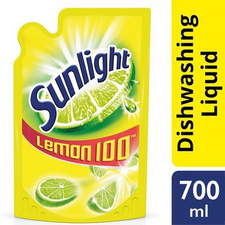 Sunlight Lemon 100 Dishwashing Liquid Refill Pack 700ml | Shopee Malaysia