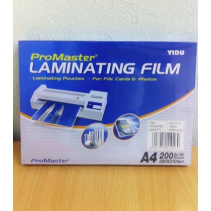 YIDU SAILS ProMaster LAMINATING FILM A4 (100 PCS) | Shopee Malaysia
