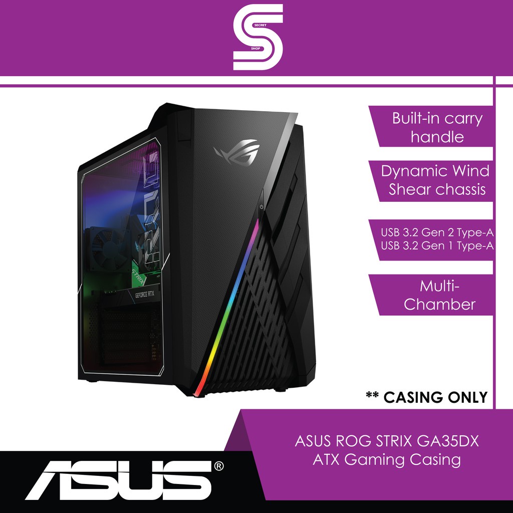 ASUS ROG STRIX GA35DX ATX Gaming Casing | Shopee Malaysia
