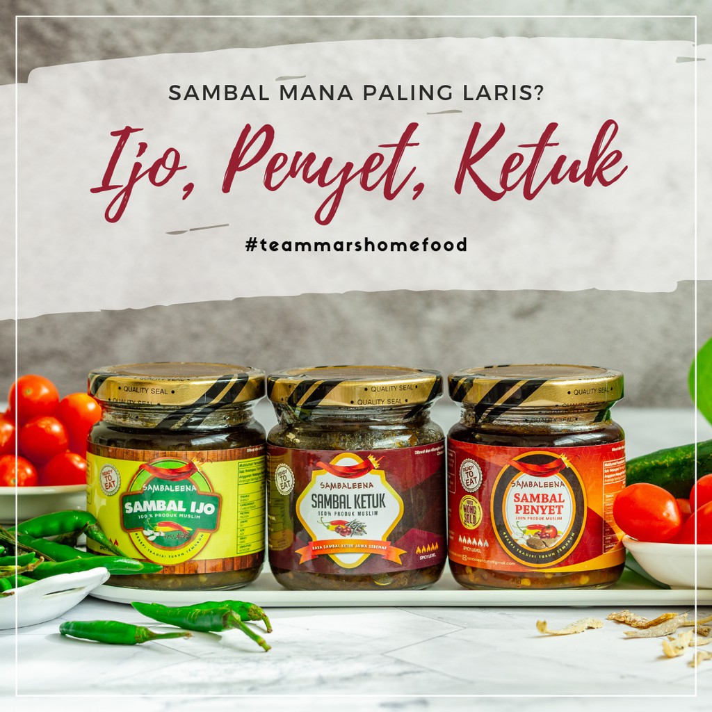 SAMBALEENA Sambal pack jimat Halal Travel Friendly Spicy Ready to Eat ...