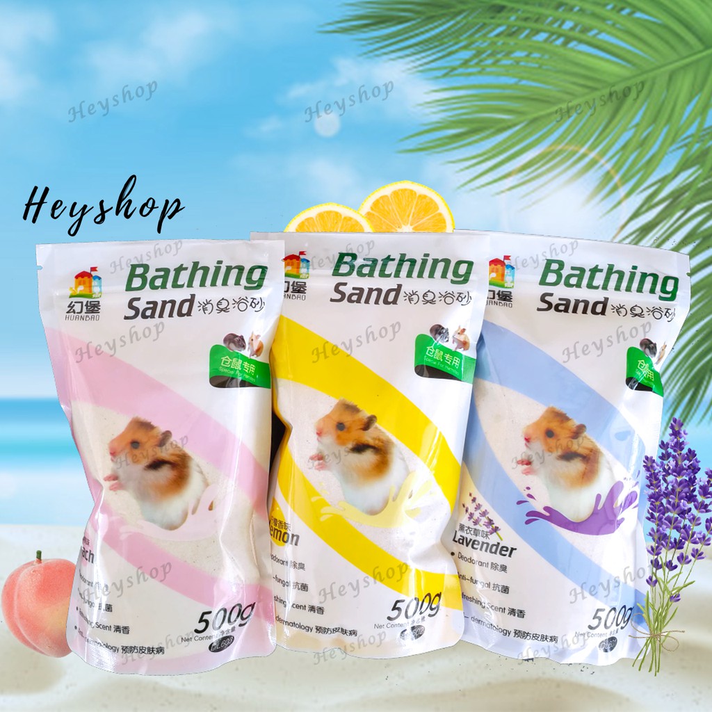 Hamster Bathing Sand 500g - Small Animal Toilet Litter Bath Pasir Mandi ...