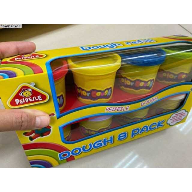 New♀Playdoh 8 set in box sesuai untuk kanak2 1 tahun dan keatas | BeeCost