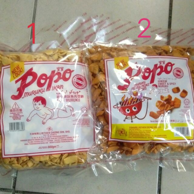 Popo Muruku ikan [Original/PedasManis] Biskut Kerepek Sedap Family ...